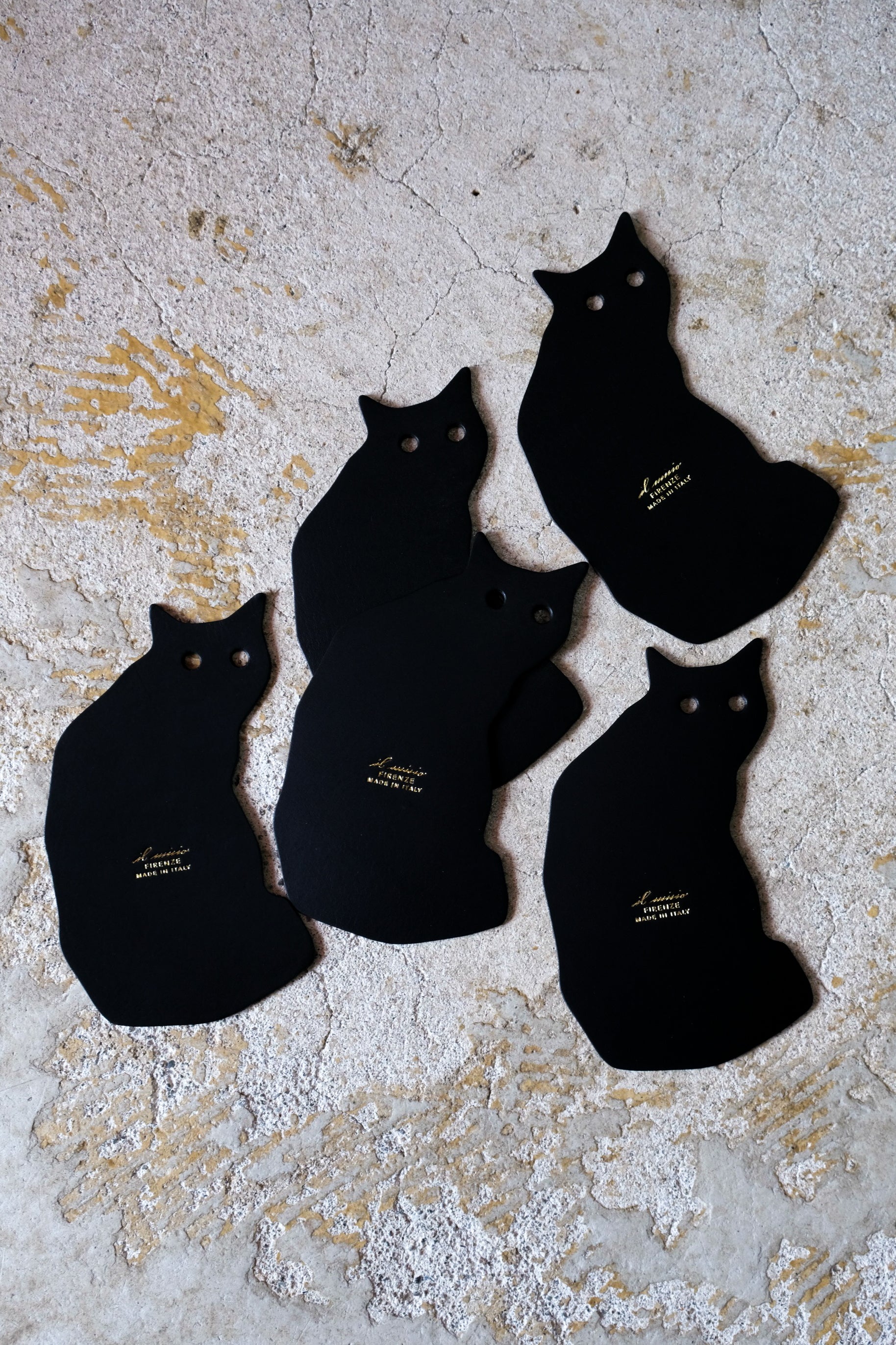 il micio "GATTO COASTER 5P SET / BLACK" – LOCALERS