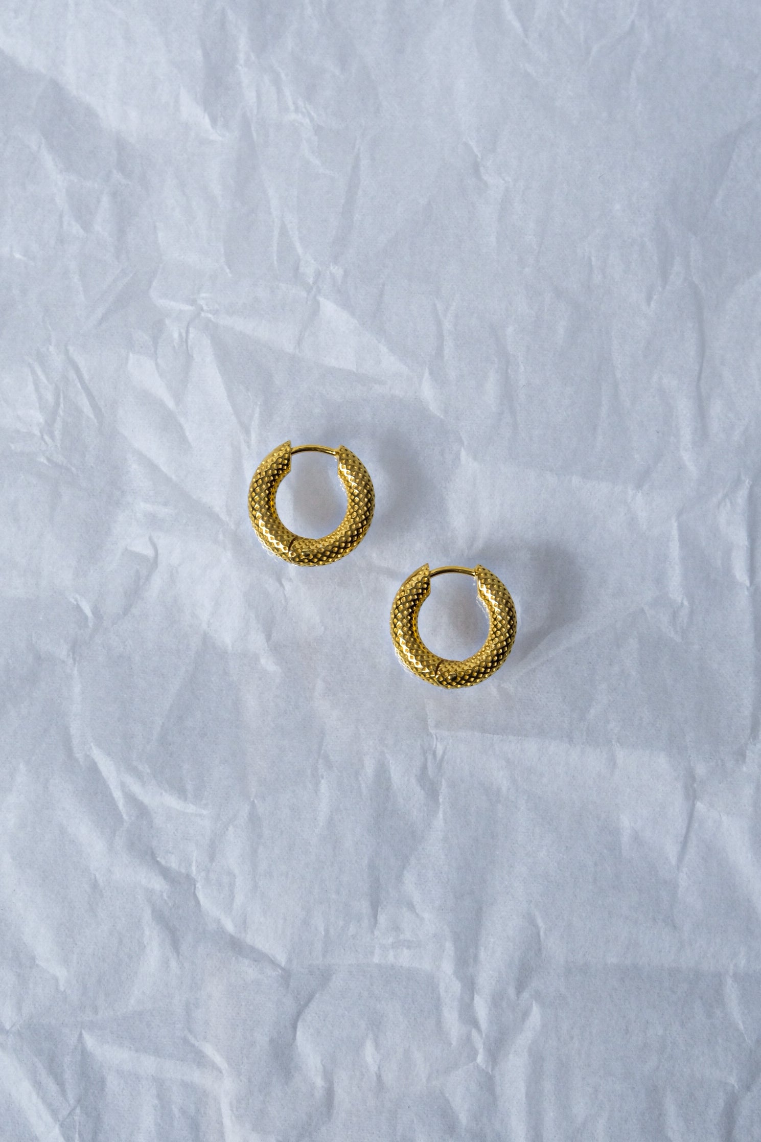 R.ALAGAN -TINY DOT HOOPS-GOLD- – LOCALERS