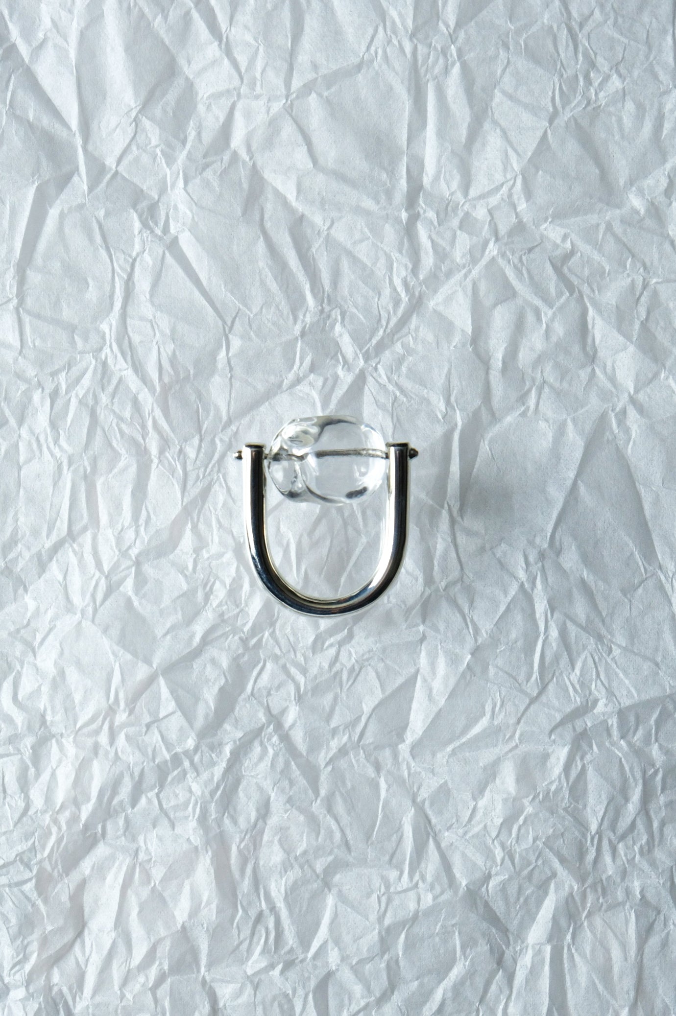 R.ALAGAN "DISTORTED STONE RING / CRYSTAL" – LOCALERS